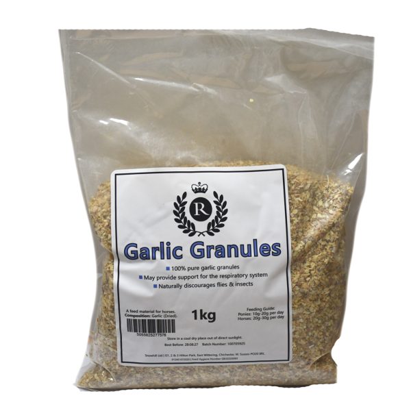 Garlic Granules- 1kg - Rhinegold Equestrian